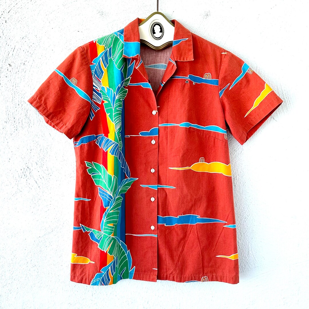 Vintage Mcdonald’s Hawaiian Uniform Shirt Aloha Shirt // 1970s Hawaii ...