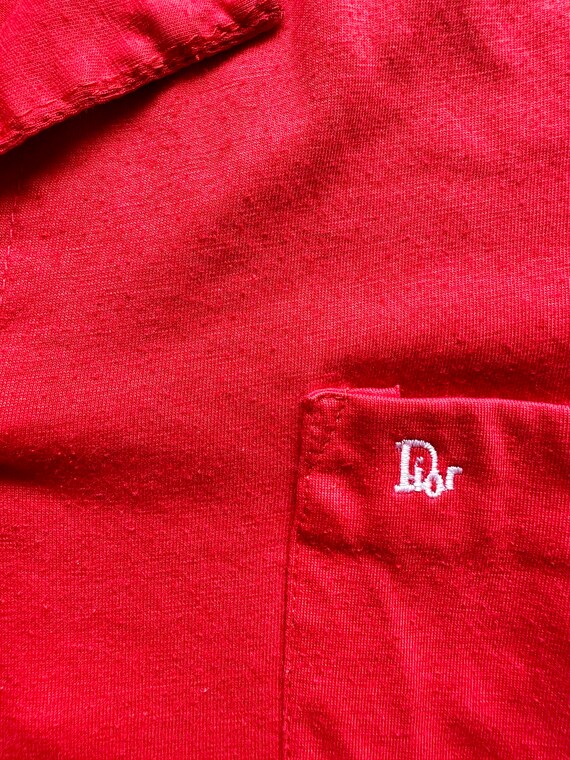 Vintage Christian Dior Embroidered Shirt // Preppy Re… - Gem