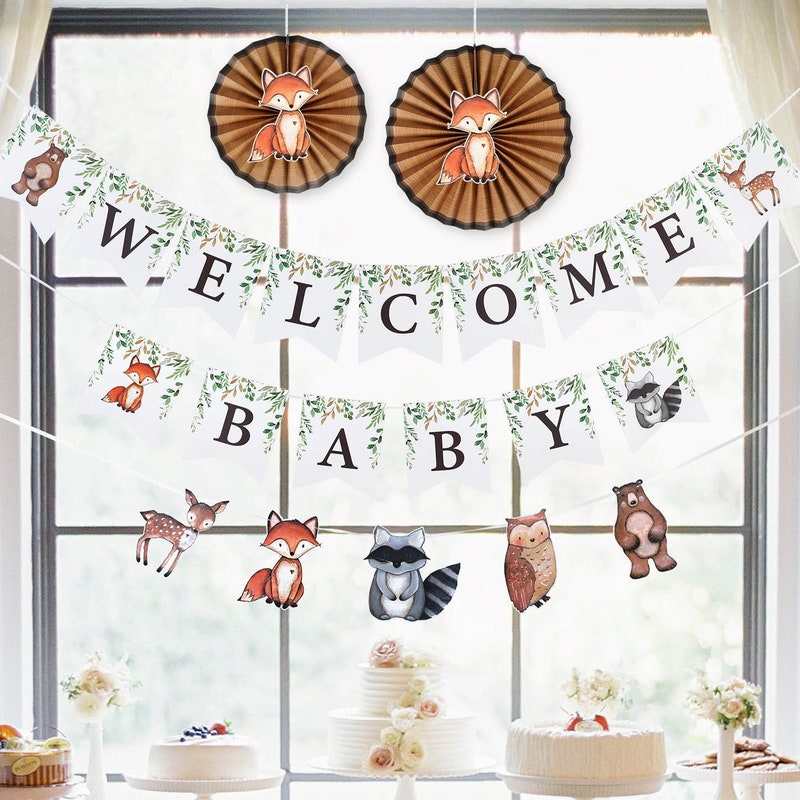 Woodland Banner - Etsy