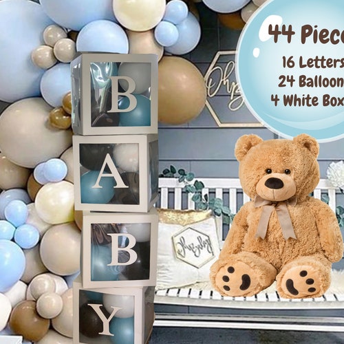 Paper & Party Supplies Teddy Bear Baby Shower Boxes for Birthday Party ...