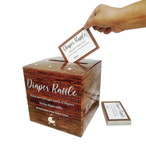 Diaper Raffle Box - Etsy