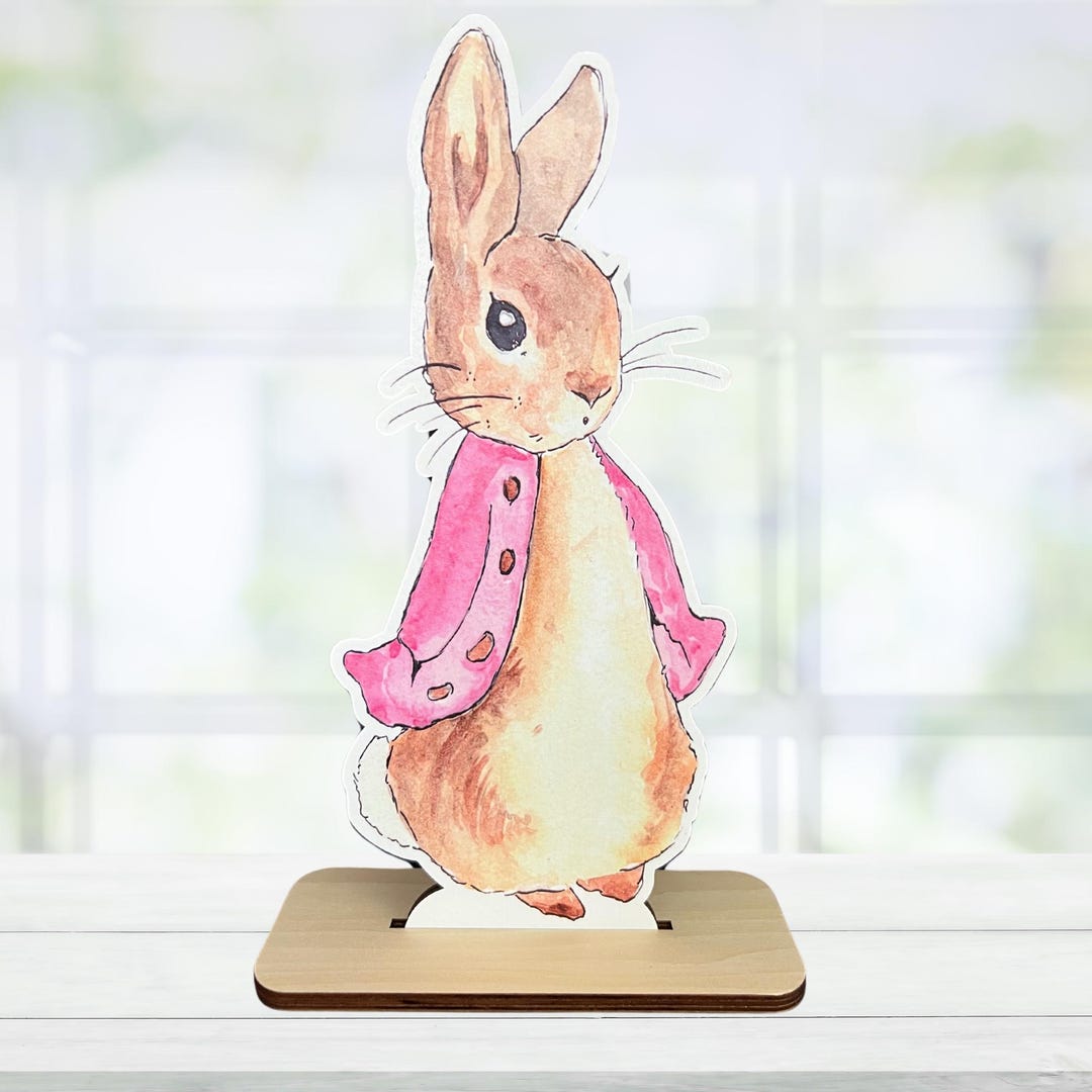 Peter Rabbit Cutout Pink - Peter Rabbit Centerpiece - Baby Shower ...