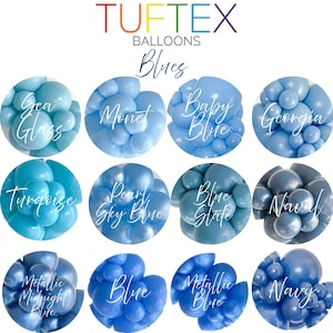Blue Balloon Cluster Set: TUFTEX Party Garland Arch Decor - Etsy