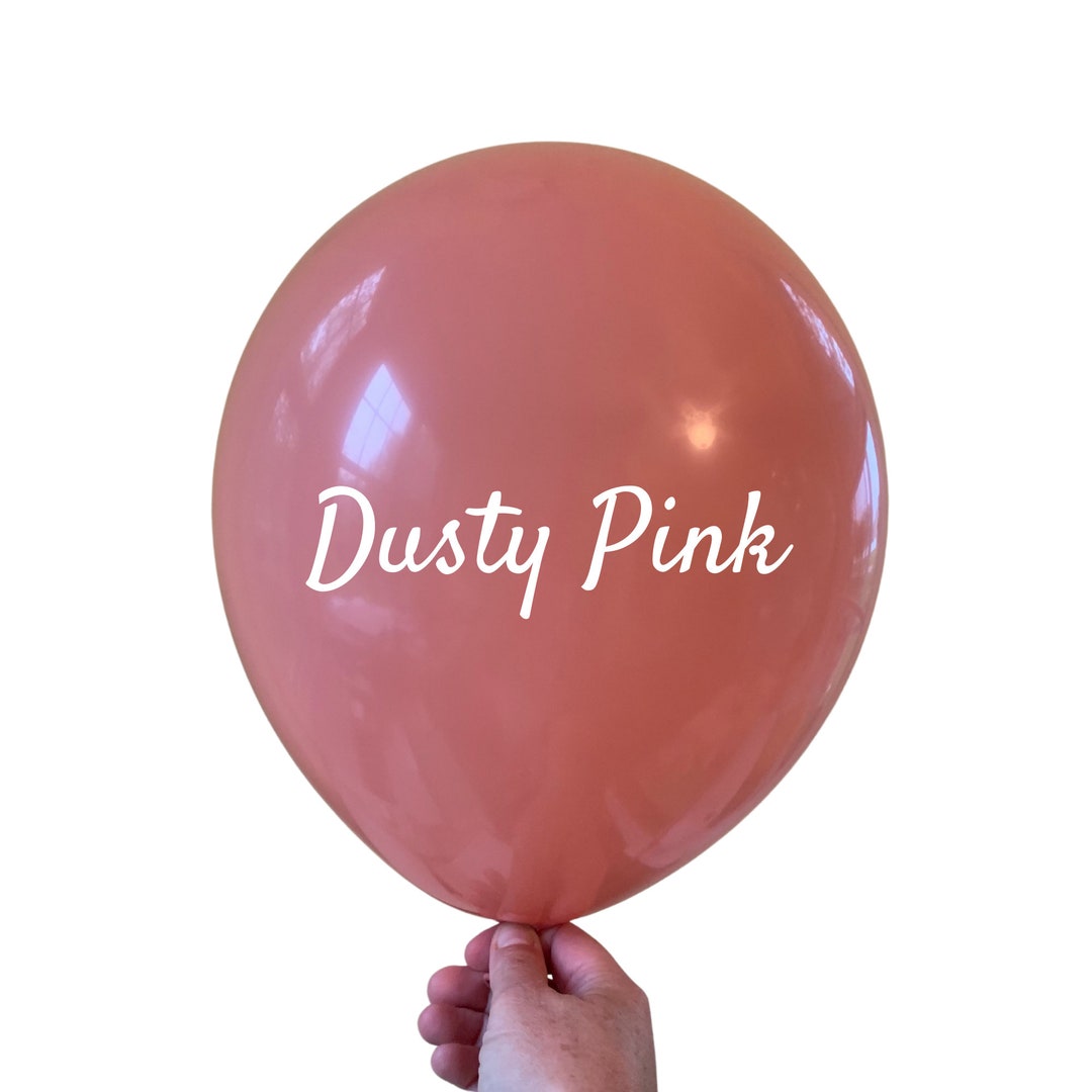 Dusty Pink Latex Balloons 11, Birthday Balloons, Baby Shower, Wedding ...