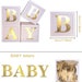 Gold BABY Letter Boxes: Baby Shower Decorations Kit - Etsy