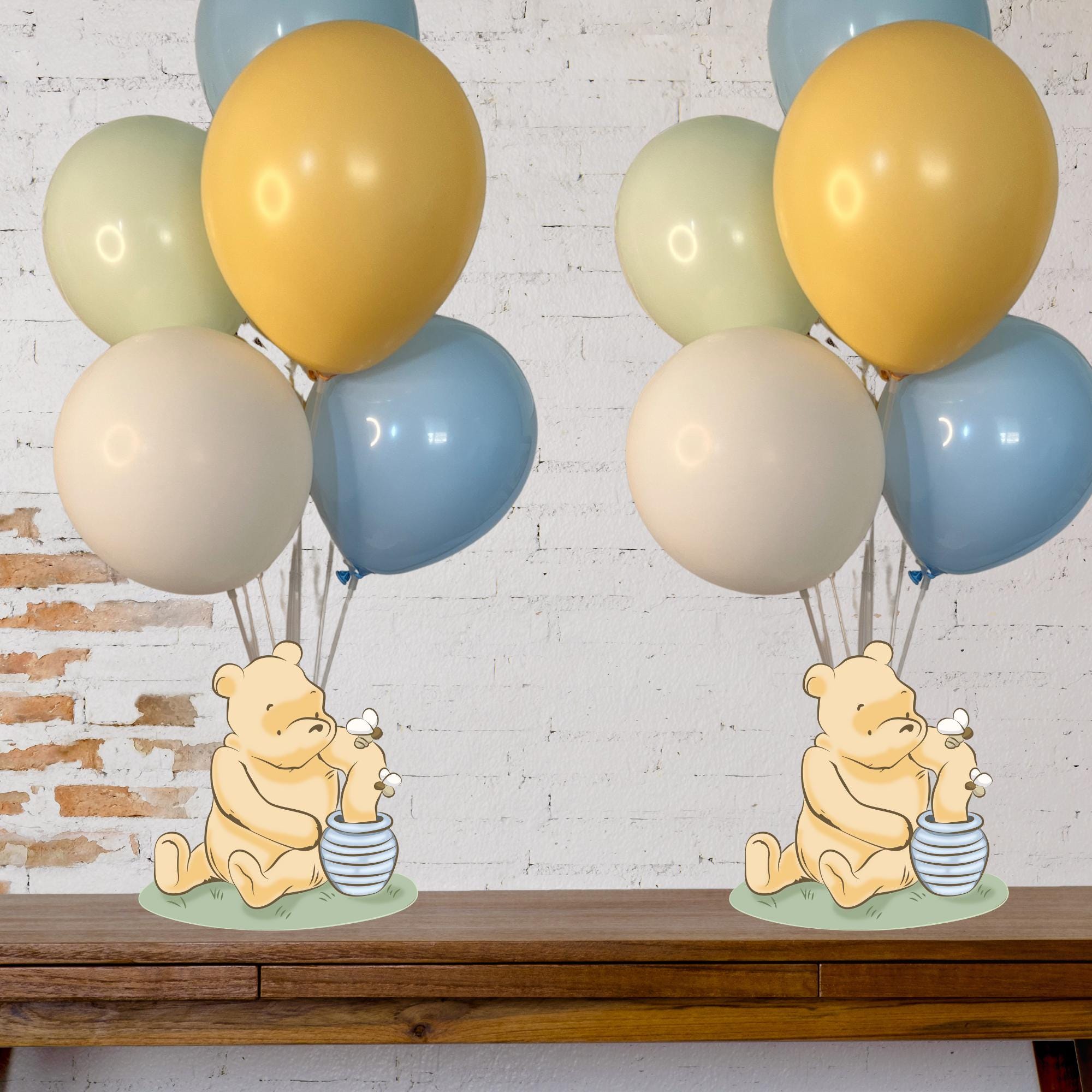Winnie the Pooh Baby Shower Balloon Centerpiece Set - Etsy