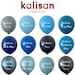 Kalisan Blue Balloon Cluster Set: DIY Garland Arch Decor - Etsy