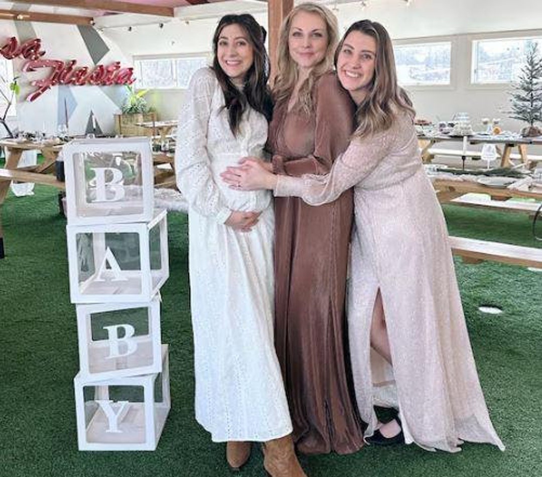 White Transparent BABY Boxes for Baby Shower, Baby Shower Decorations ...