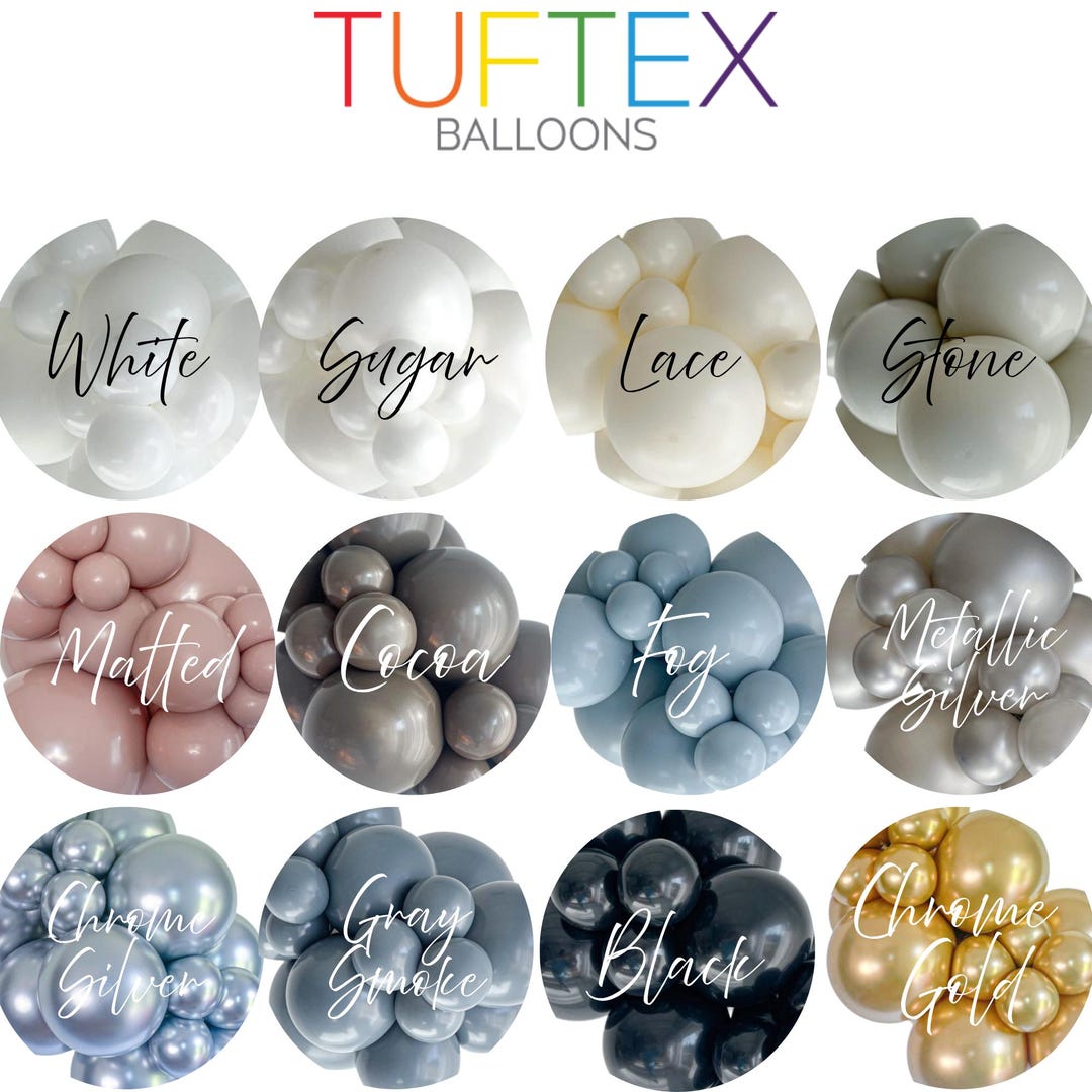 TUFTEX Balloon Cluster Set: DIY Garland Arch Party Decor - Etsy