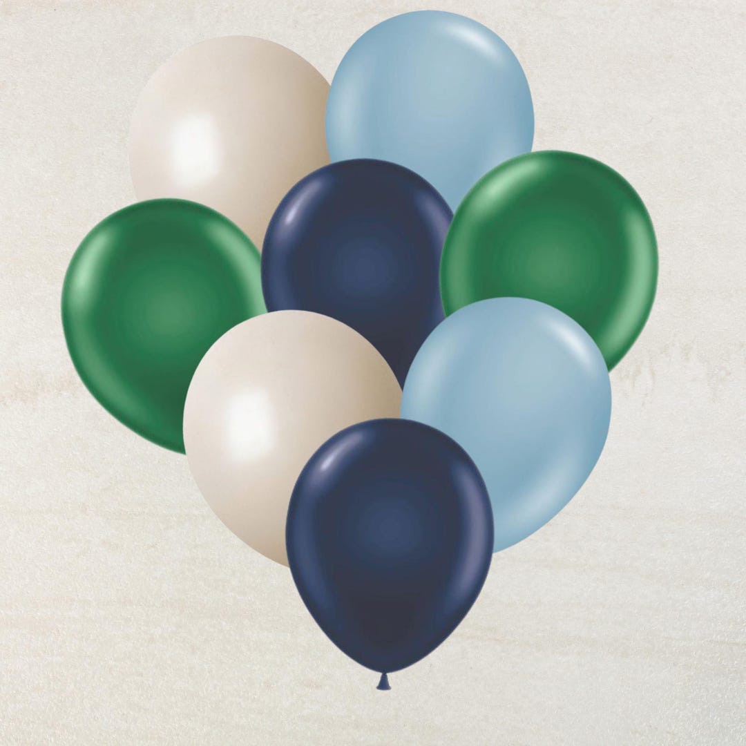 Vintage Polo Inspired Balloon Bouquet 11", Baby Shower, Birthday ...