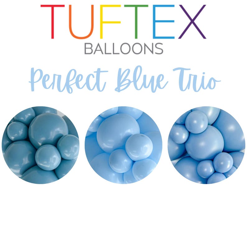 TUFTEX Blue Balloon Cluster Set: Garland Arch Party Decor - Etsy