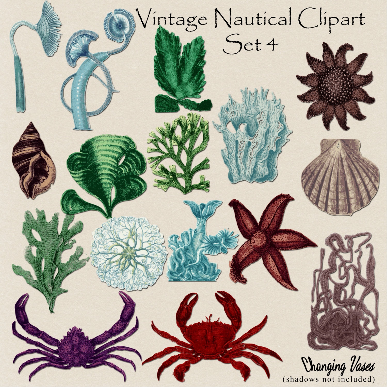 Vintage Nautical Clip Art