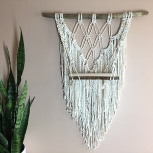 Macrame Shelf Floating Shelf Wall Hanging Decor Driftwood Boho | Etsy