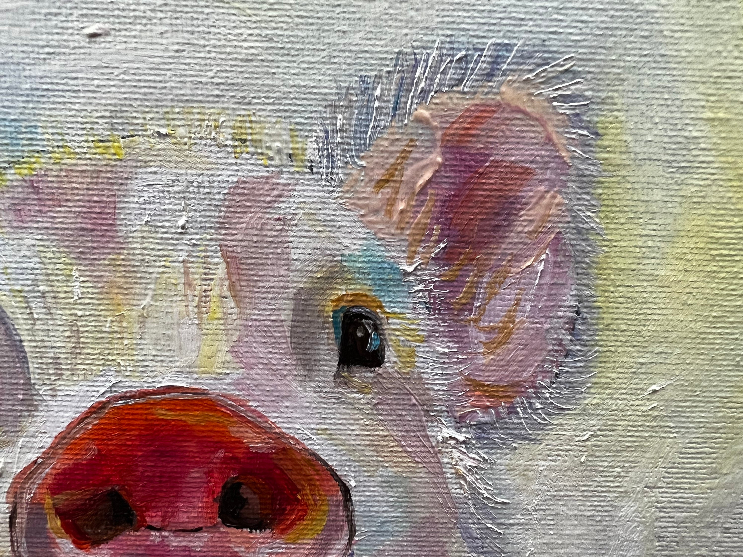 Pig Print, Colorful Farm Animal Portrait, 8.5x11" - Etsy