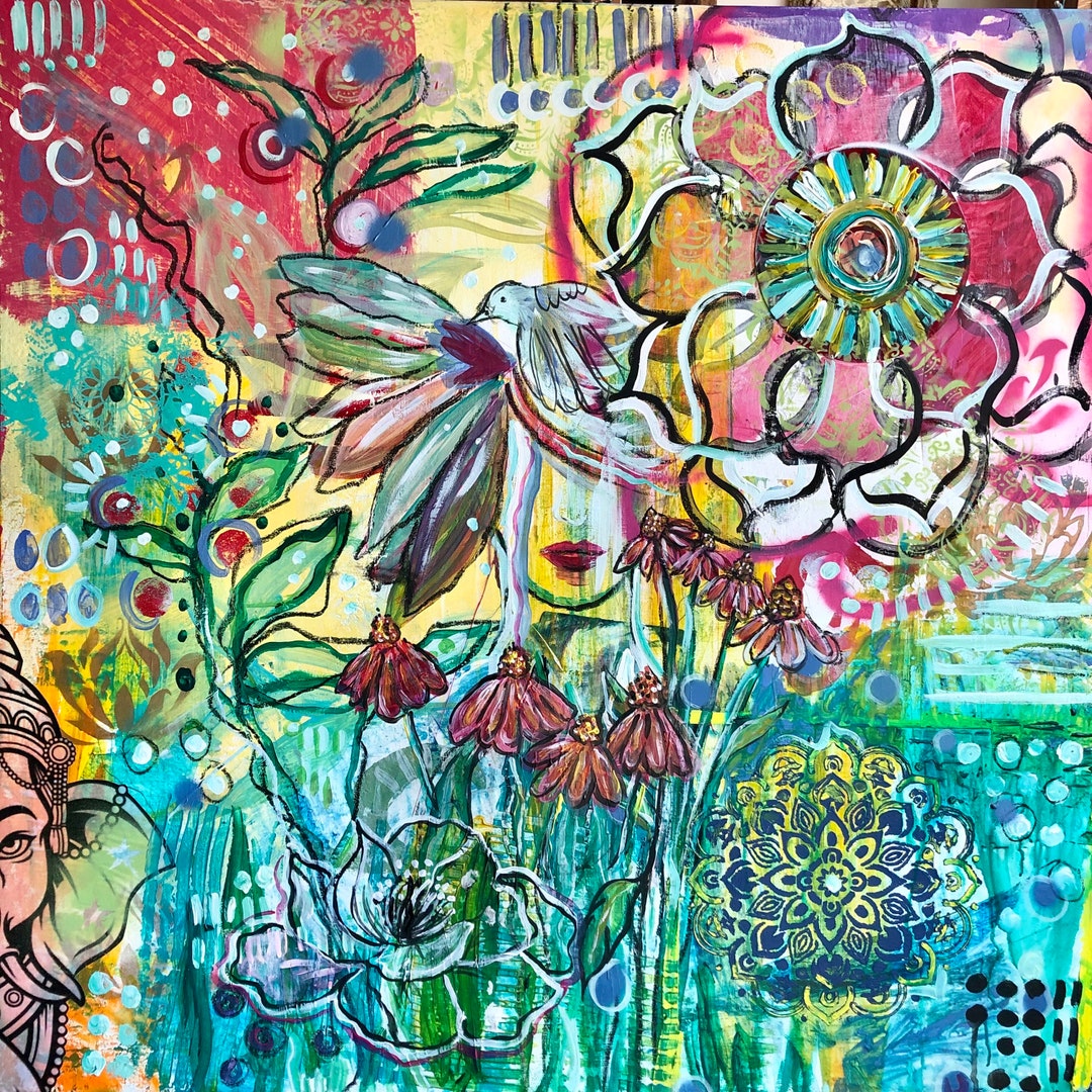 Mandala Collective Paintings, Mandala Art, Spiritual Paintings ...