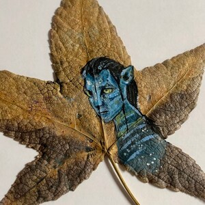 Framed Jake Sully AVATAR Leaf Painting: Botanical Art - Etsy