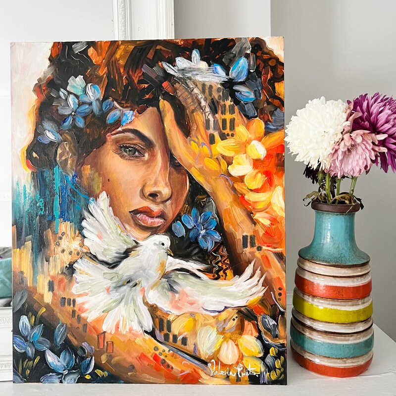 Dove Painting - Etsy
