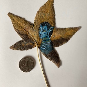 Framed Jake Sully AVATAR Leaf Painting: Botanical Art - Etsy