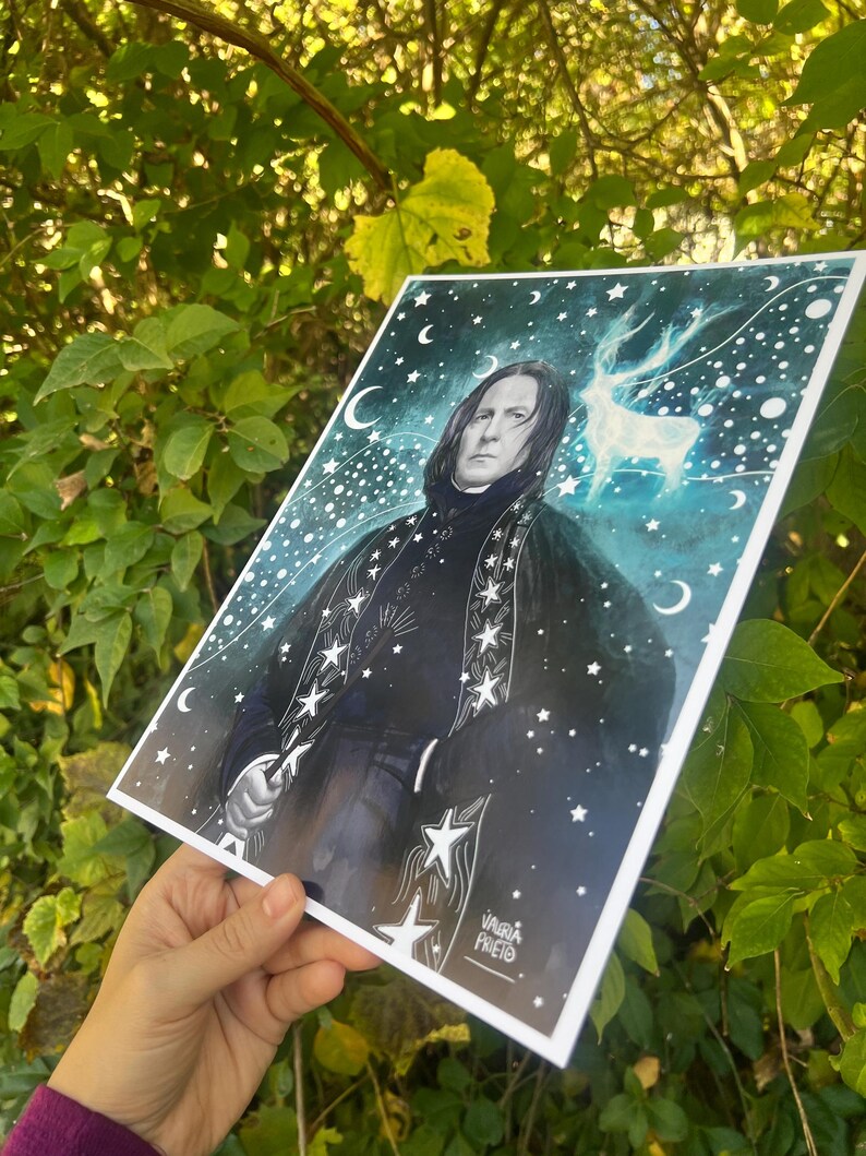 Severus Snape Print, Harry Potter Fan Art. - Etsy