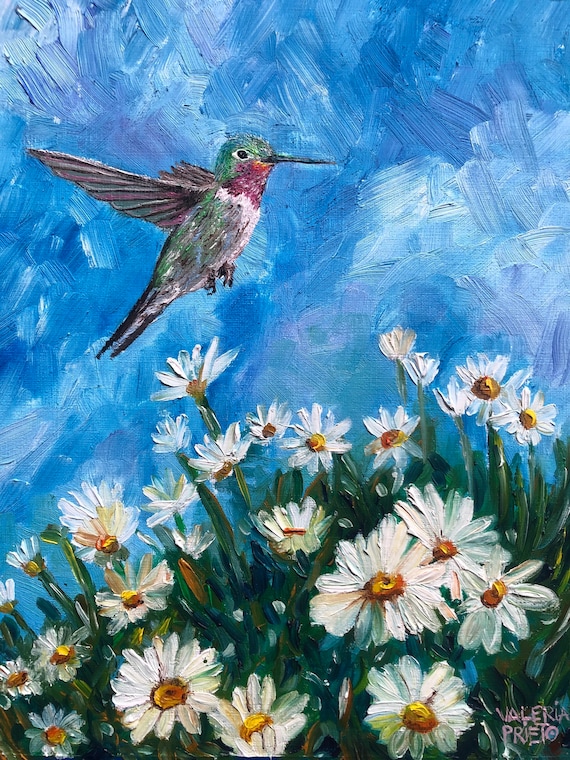 Oil Paintings Of Hummingbirds