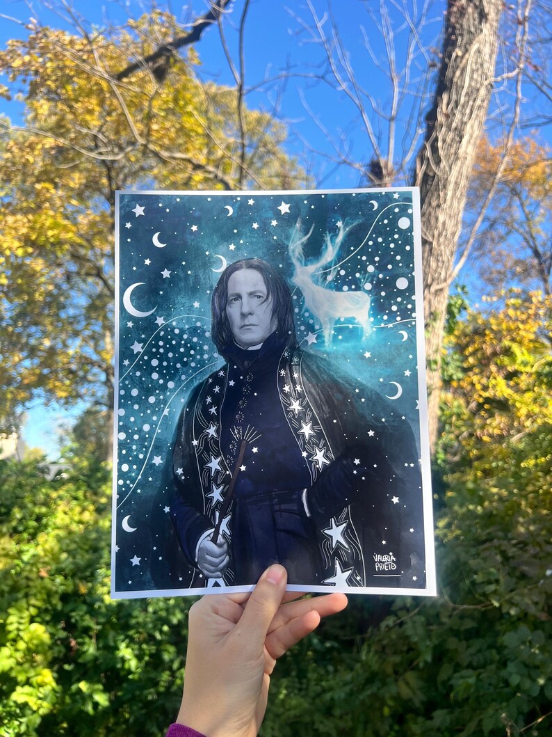 Severus Snape Print, Harry Potter Fan Art. - Etsy