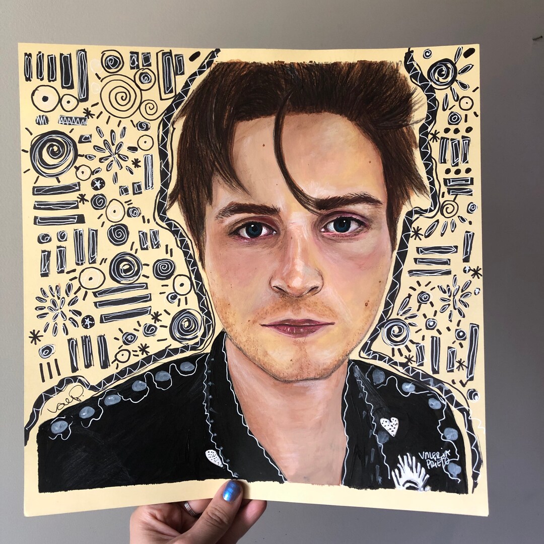 Jed Elliot Illustration: the Struts, Original Acrylic & Ink Painting - Etsy