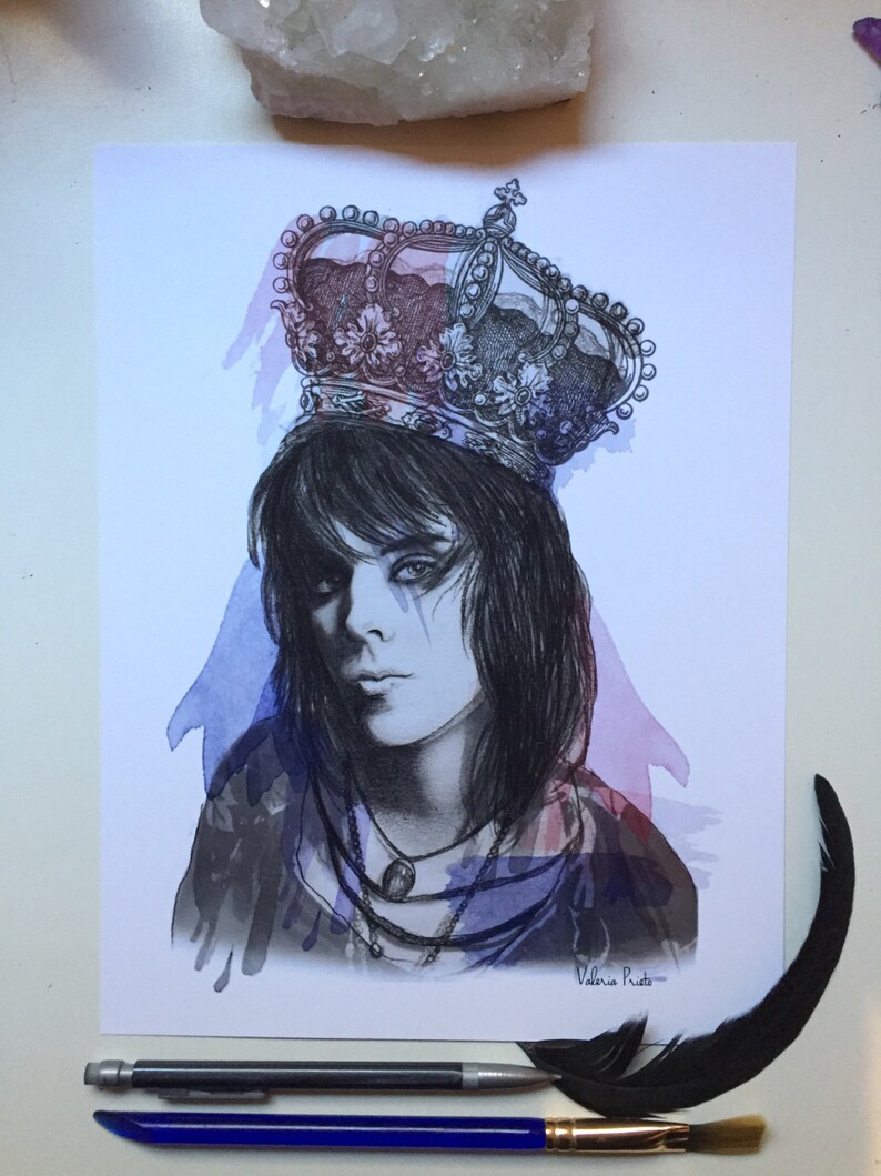 Luke Spiller illustration luke luke spiller the struts | Etsy