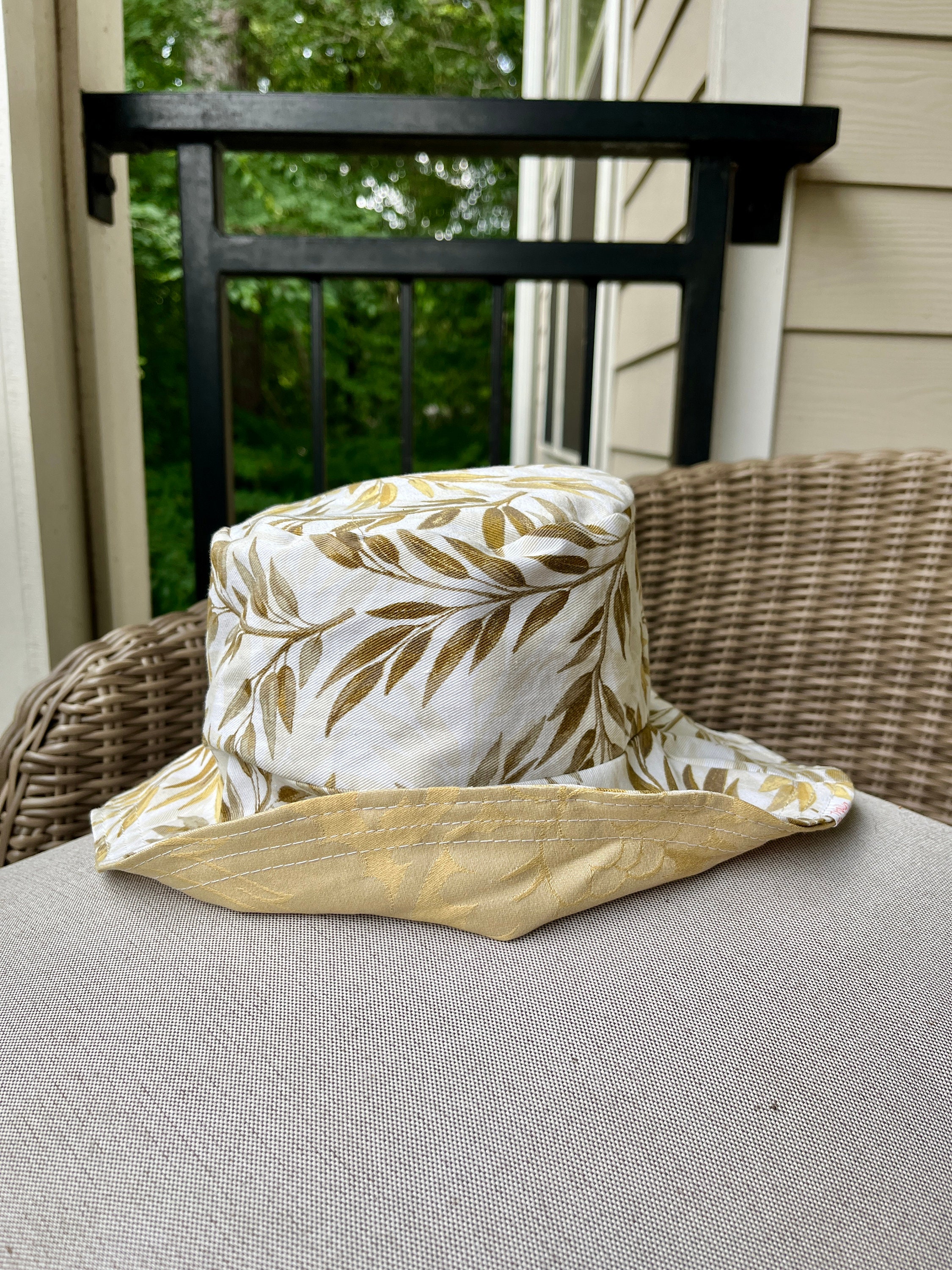 Handmade Reversible Bucket Hat Unique, Sustainable, and Stylish - Etsy