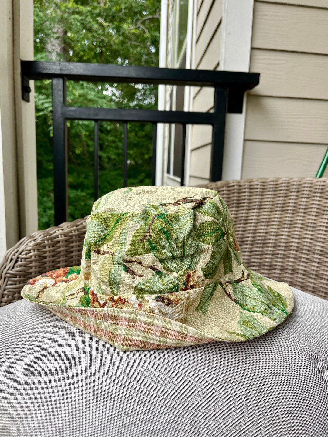Handmade Reversible Bucket Hat Unique, Sustainable, and Stylish - Etsy