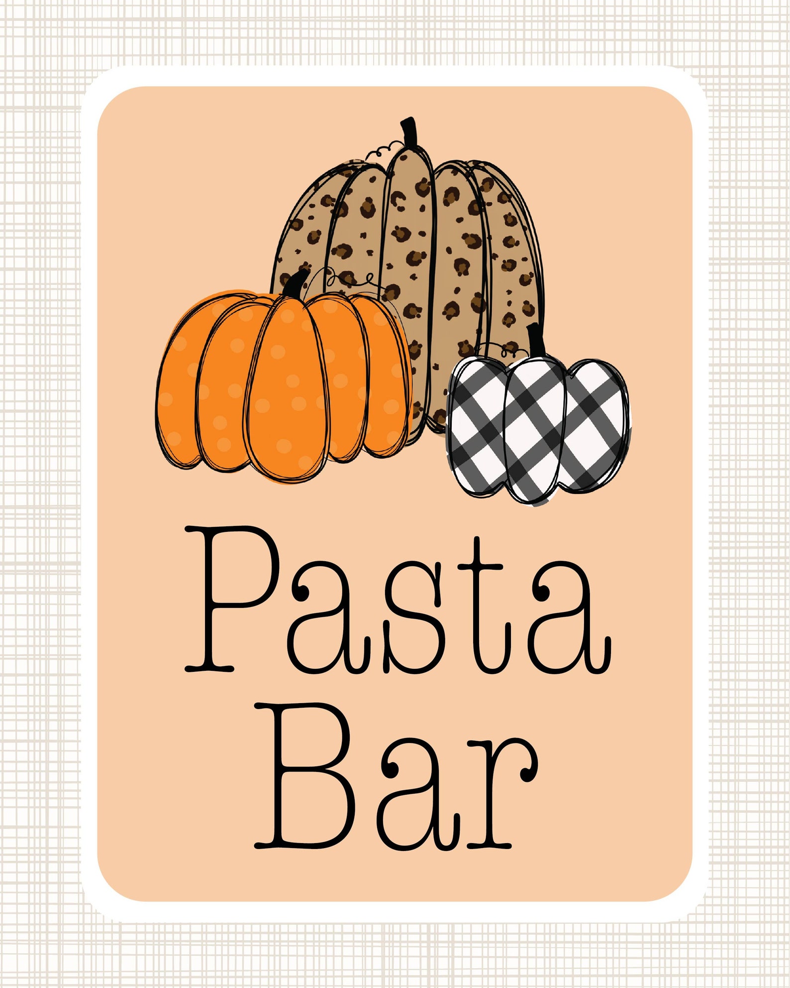 Pasta Bar Sign Printable, Dinner Party Printable Sign, Mac and Cheese ...