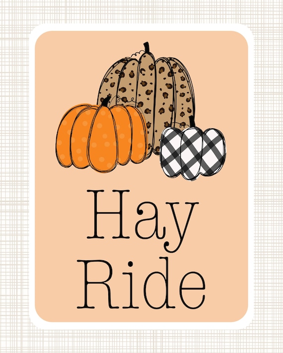 Hay Ride Sign