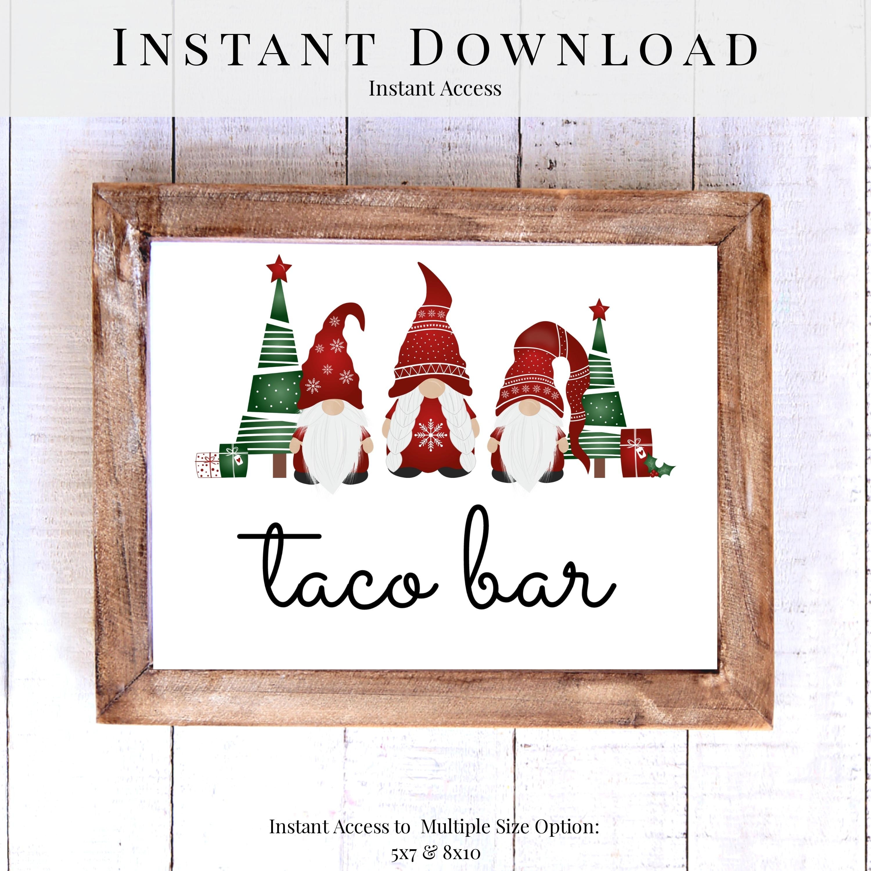 Party Décor DIY Fiesta Bridal Shower Printable Fajita Bar Sign Baby ...