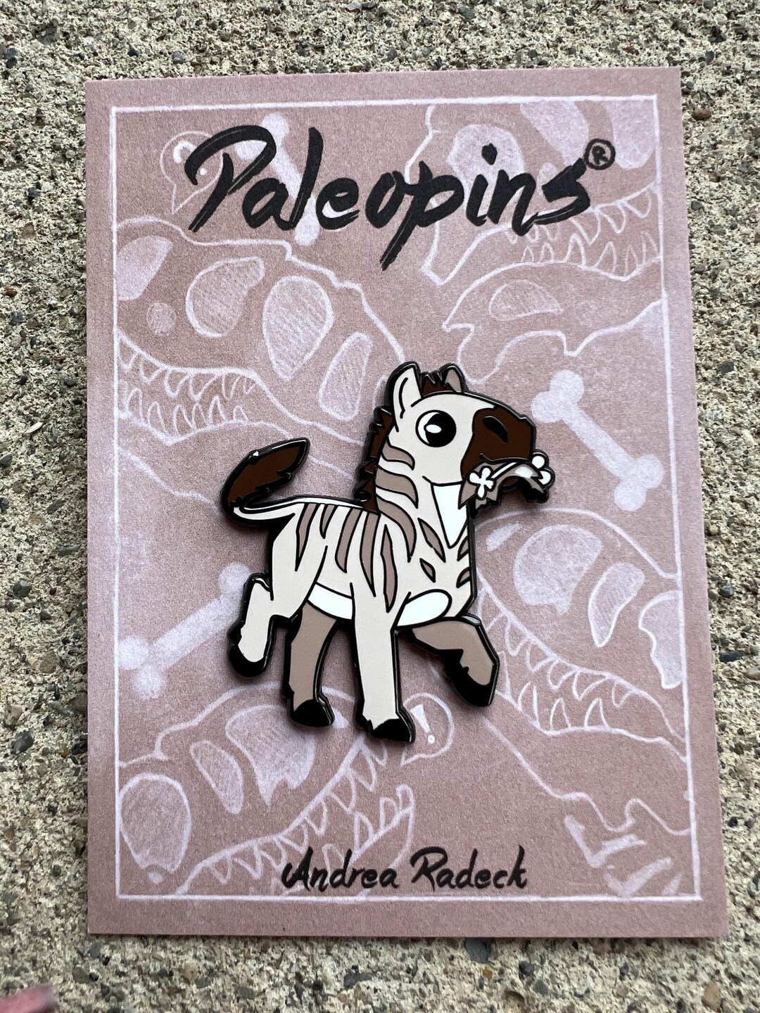 Prehistoric Horse Hard Enamel Pin - Etsy