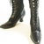 Cutout Platform Clogs Kinney 70s High Heel Mules Wood and Leather ...