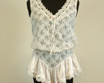 Sheer High Cut Teddy - Etsy