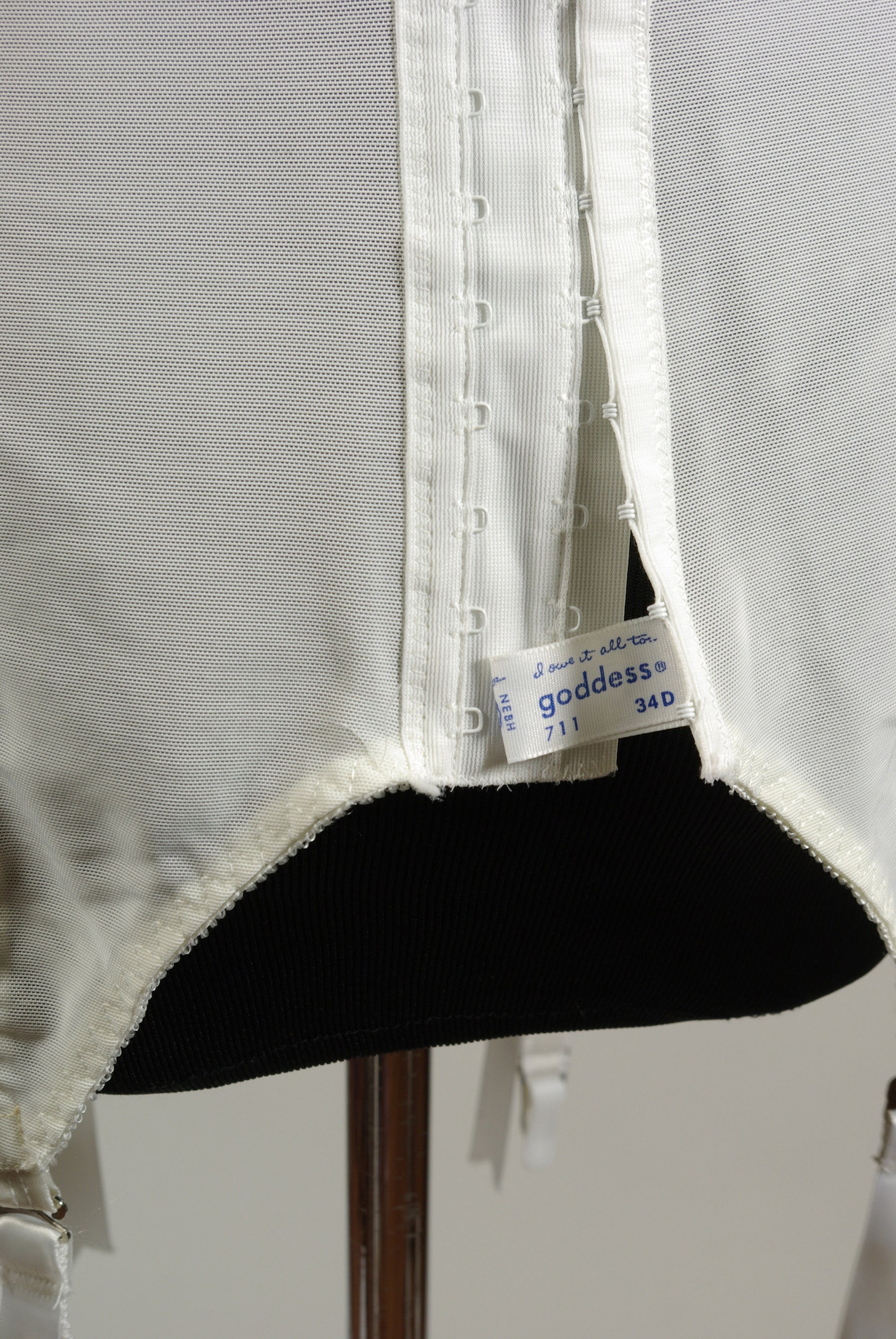 Lacy White Size 34D 80s Corset Goddess Brand Union Label - Etsy