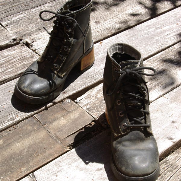 90s Combat Boots - Etsy
