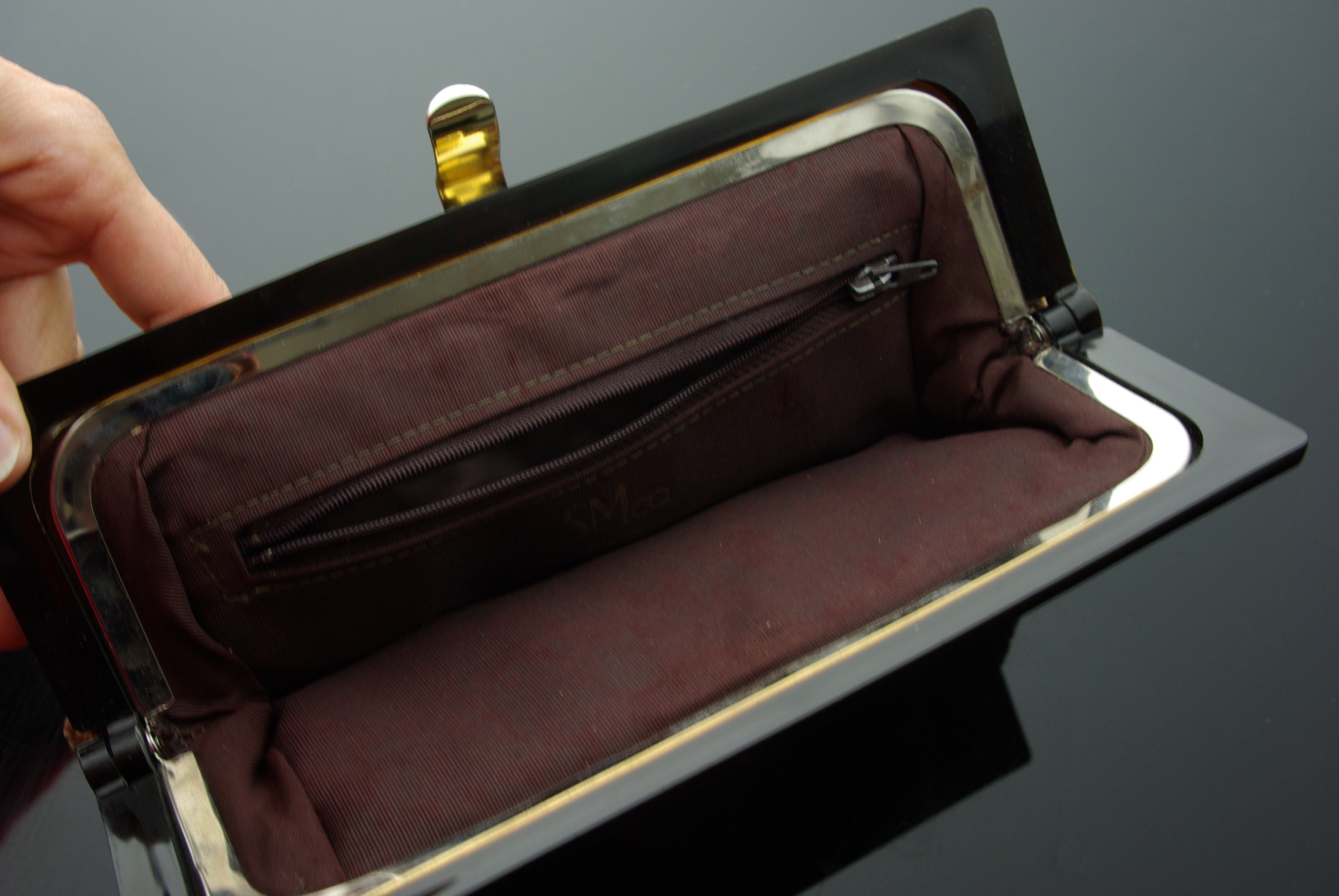 Velour Clutch Purse 70s Does 40s Early Disco Era Handbag Evening Bag - Etsy