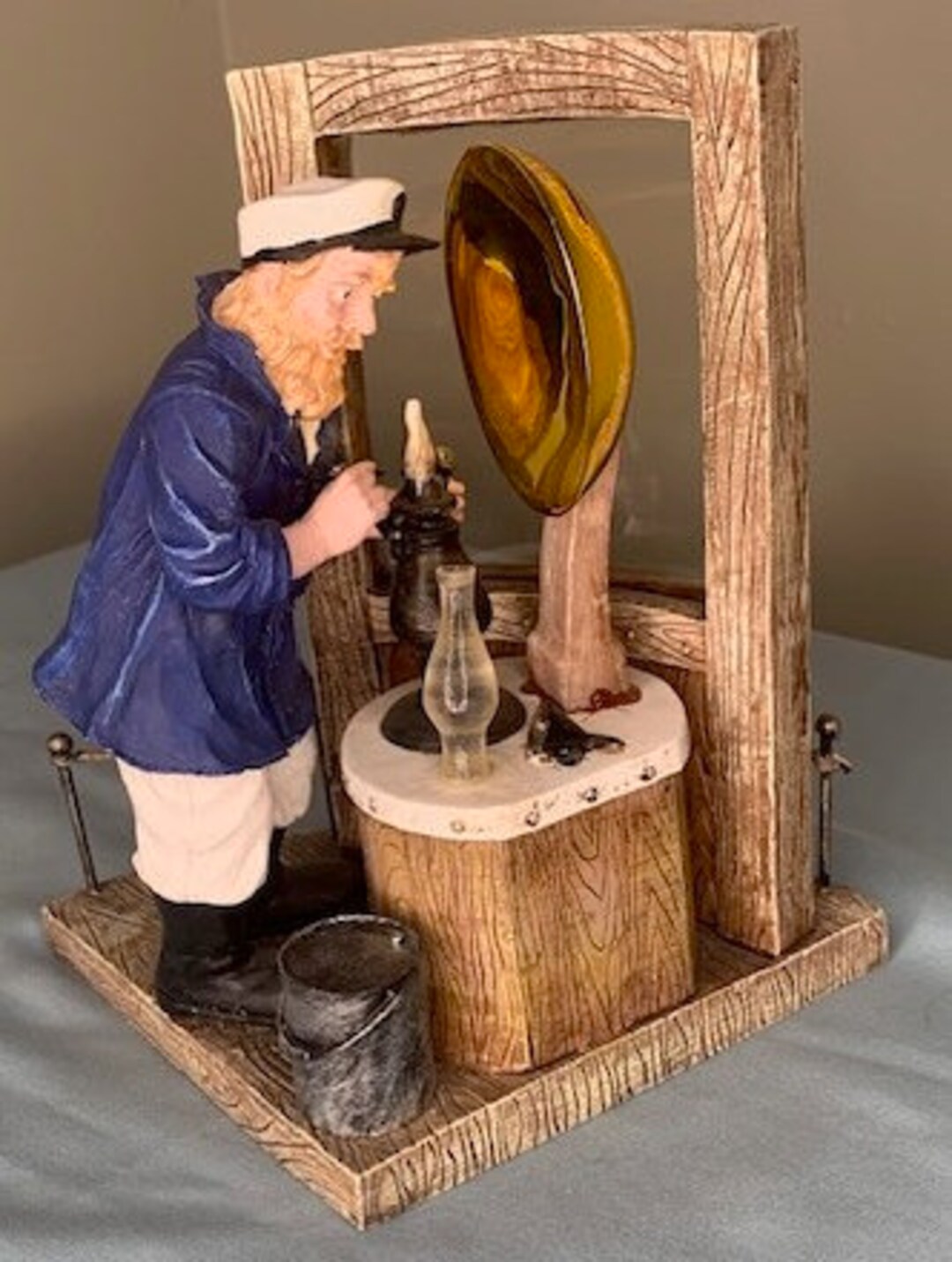 Old Salts Collection - LIGHTHOUSE KEEPER Filling Oil Lamp - Etsy