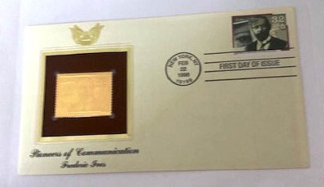 First Day of Issue - Pioneers of Communication - FREDERICK IVES ...