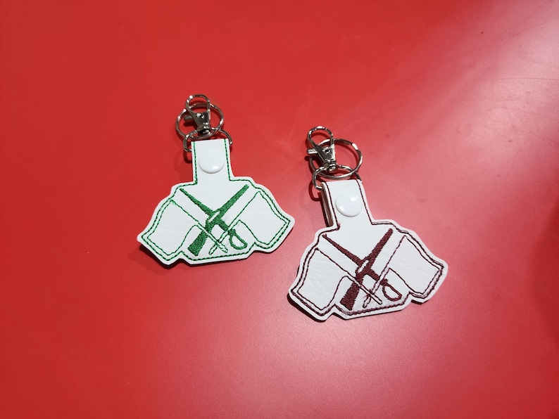 Colorguard Embroidered Bag Tag, Color Guard Key Fob, Team Gift, High ...