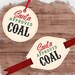 Santa Approved Coal Tag Variation 08 Digital Printable Gift | Etsy