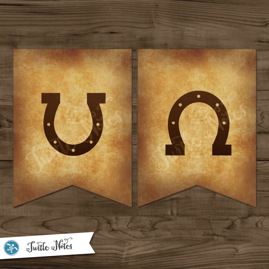 Small Western Themed Banner : Printable Banner All Letters 0-9 Numbers ...
