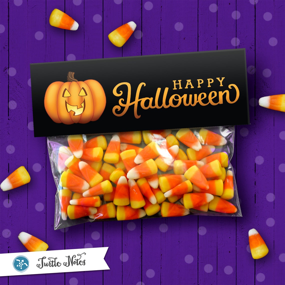 4 Printable Halloween Treat Bag Toppers Read Full Listing | Etsy