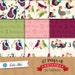 Twelve Days of Christmas Digital Paper Pack: Folk Art Scrapbook, 36 ...
