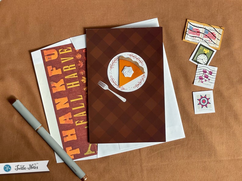 Pumpkin Pie | Happy Thanksgiving Greeting Card | Wishing You an Extra ...