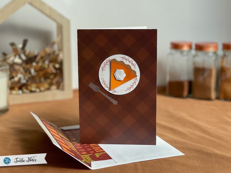 Pumpkin Pie | Happy Thanksgiving Greeting Card | Wishing You an Extra ...