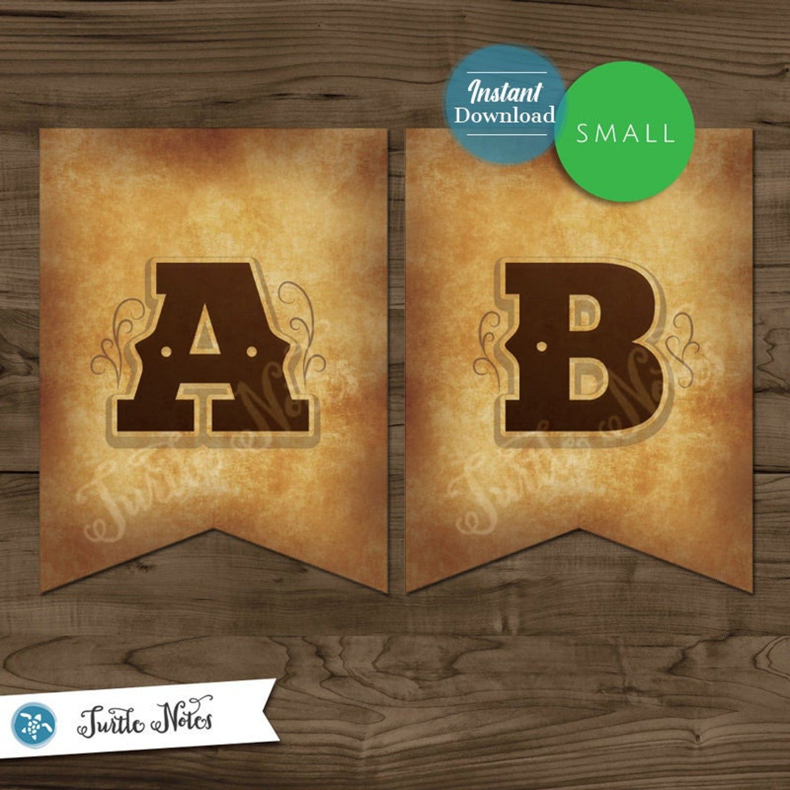 Small Western Themed Banner : Printable Banner All Letters 0-9 Numbers ...