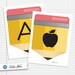 Large Yellow Pencil Back to School : Printable Banner All Letters and 0 ...