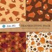 Thanksgiving Digital Paper Pack 12x12 Printable - Etsy